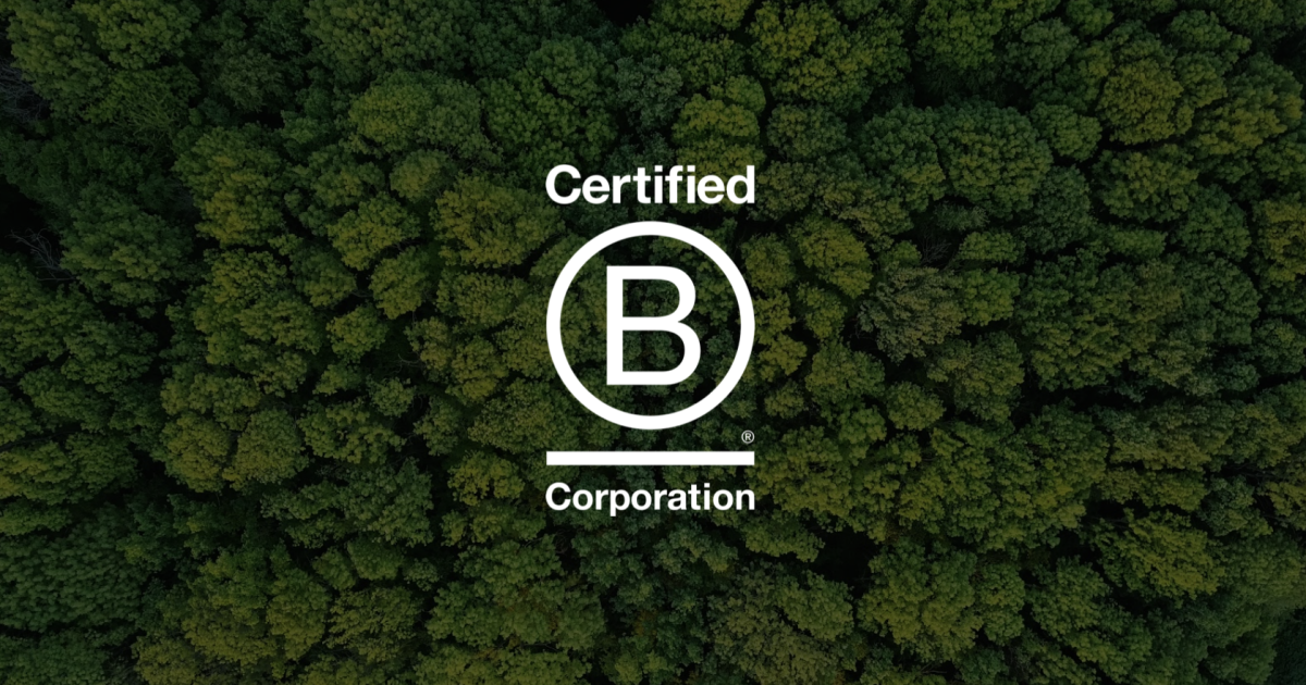 Proud to be a B Corp